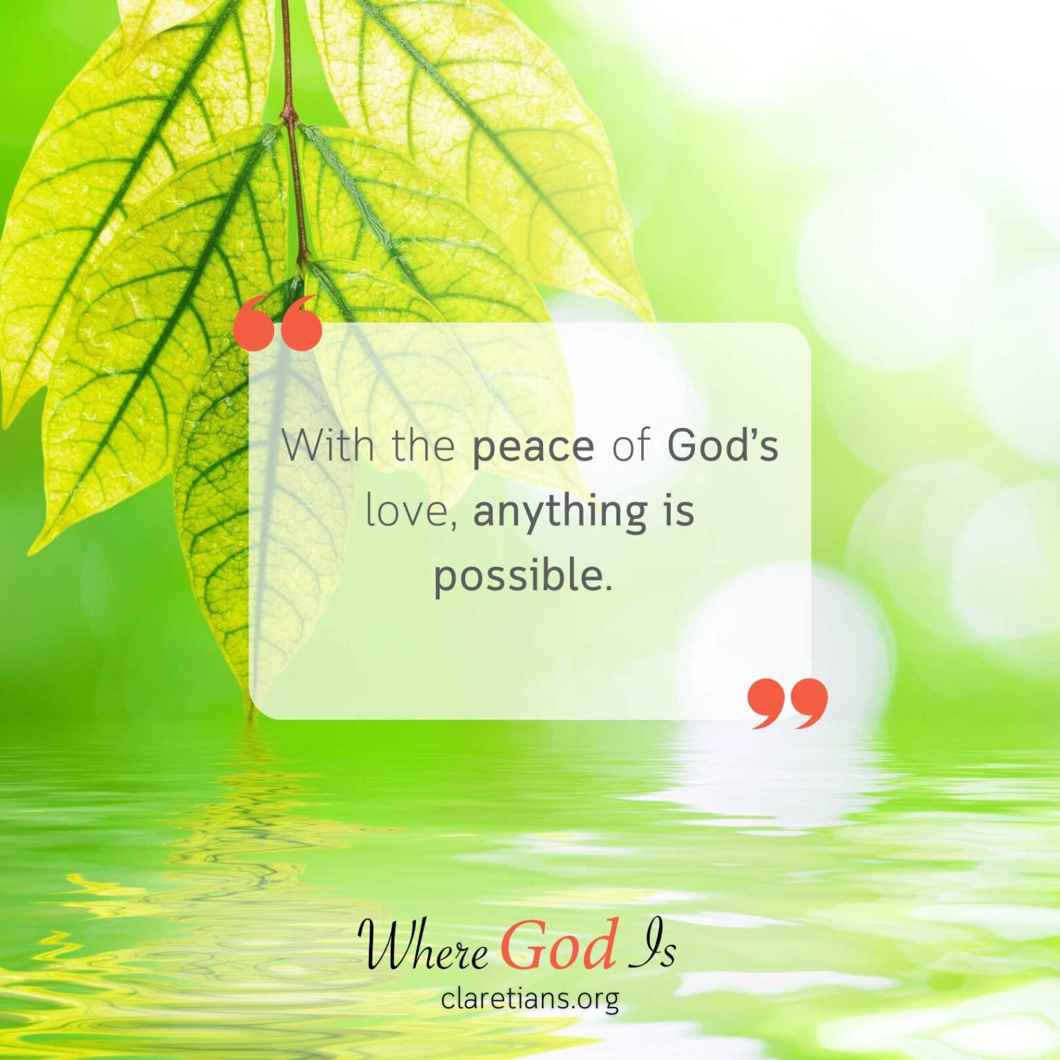Peace┃Where God Is Blog